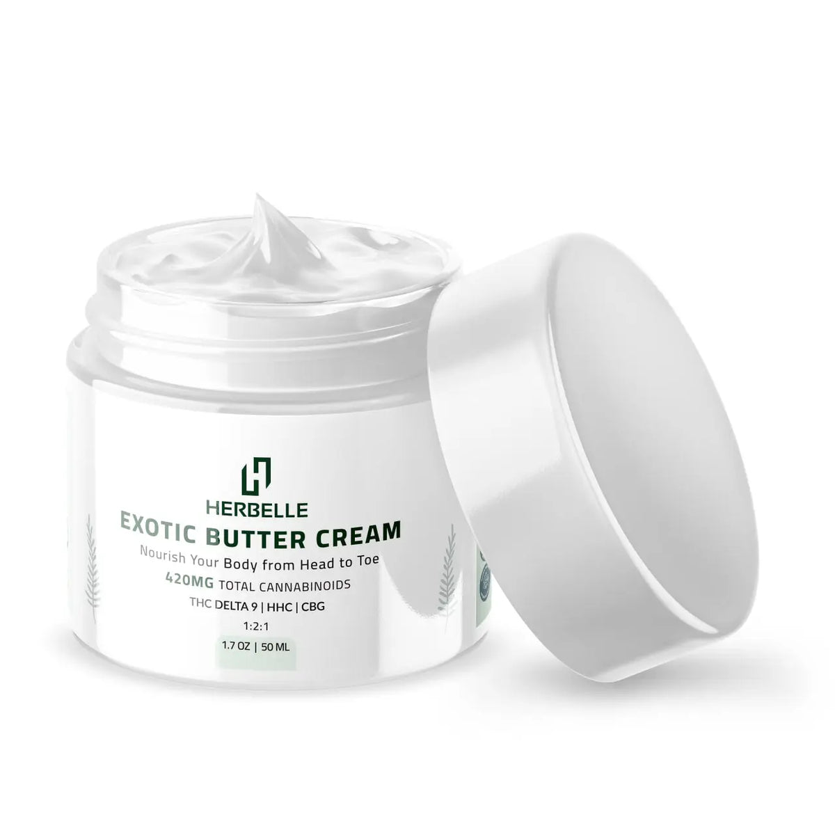 THC Lotion Herbelle Exotic Body Butter - Kingdom Wellness & Dispensary